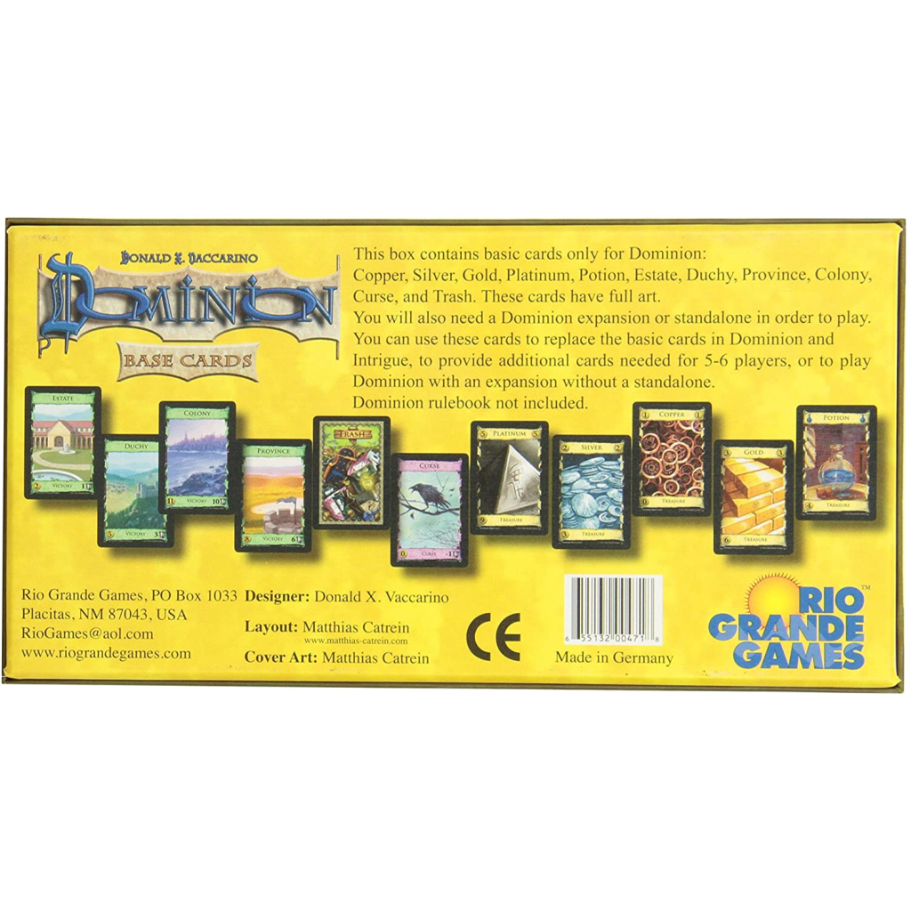 Dominion: Base Cards – The Pub Game Store